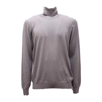 Paolo Pecora Dolcevita Wollpullover - - Knitwear - Herren - Grau - XL