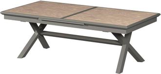 Hesperide Hesperide - Ausziehbarer Gartentisch Axiome Honey und Pralinenbraun - 12 Plätze - Hespéride