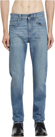 Versace Homme, Jeans, Bleu, Taille: W32 Jean droit fusel&eacute;