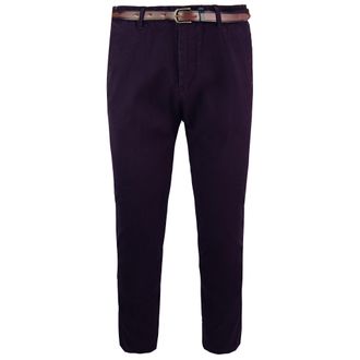 Scotch & Soda Regul&auml;re Herren Dunkelviolette Chinos