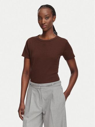 HUGO BOSS T-Shirt Deloris 50512002 Braun Regular Fit