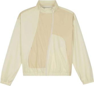 Arte Homme, Vestes, Beige, Taille: XL Asymmetric Stand Collar Jacket
