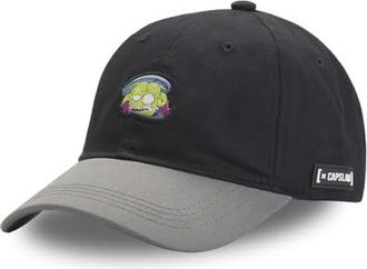 Capslab King Nikochan Dr. Slump Black Unstructured Strapback Cap - One-Size