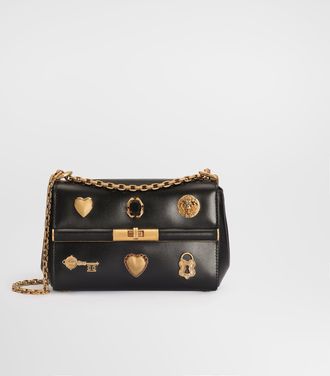 Dolce & Gabbana City Bag Mini Marlene Aus Gekrispeltem Kalbsleder - Frau Schulter- Und Umh&auml;ngetaschen Mehrfarbig Onesize
