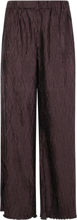 By Malene Birger Femme, Pantalons, Brun, Taille: 42 FR Pantalon Large Pliss&eacute;