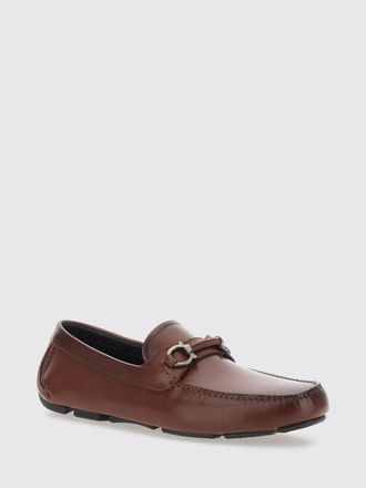 Ferragamo Mocassins driver en cuir de veau avec mors Gancini en m&eacute;tal