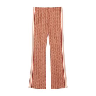 Lacoste Flared Monogram Jogginghose - - Trousers - Damen - Braun - XS