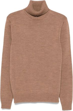 Zanone Klassischer Pullover - Braun