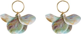 Malababa Femme, Accessoires, Multicolore, Taille: ONE Size Petal Motif Earrings