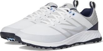 New Balance Homme Fresh Foam Contend V2 Chaussure de Golf, Blanc/Bleu, 47.5 EU Large