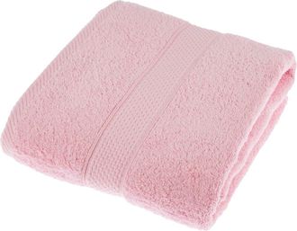 Homescapes Flauschiges Premium Frottee Duschtuch ca. 70 x 130 cm aus 100% Reiner Baumwolle, rosa