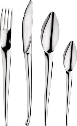 Pintinox 48-teiliges Besteckset Serie Snake, Edelstahl, Made in Italy