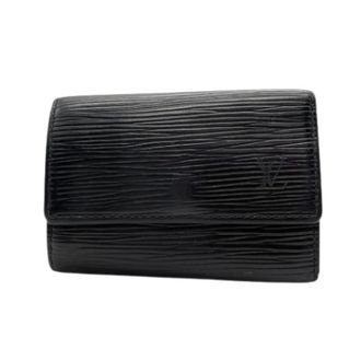 Louis Vuitton unisex, Pre-owned, Noir, Taille: ONE Size Porte-cl&eacute;s en cuir Pre-owned
