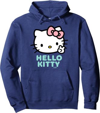 Hello Kitty Peace Love XOXO S&uuml;&szlig;e Freundschaft Klassische Pose Pullover Hoodie
