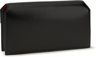 Givenchy Womens Leather Pouch Antigona Box With Chain Black Calf Wallets & Purses