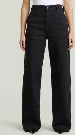 G-Star Deck High Loose Chino - Schwarz - Damen