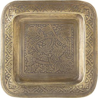 Bloomingville Tablett Collo, messingfarben, Eisen