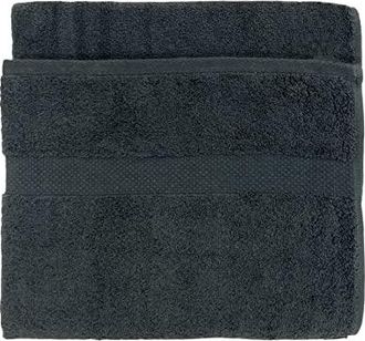 furn. The Linen Yard Loft Badetuch, Baumwolle, Schiefer, 70 x 130 cm