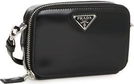Prada Mini Ledertasche - Schwarz