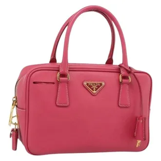 Prada Pre-owned Cuir sacs-prada - Femme - Pre-owned - Rose - Taille: ONE Size
