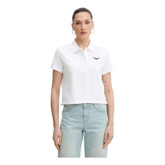 Zadig&Voltaire Femme, Tops, Blanc, Taille: 42 FR Mirta Polo