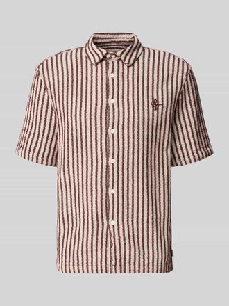 Review Regular Fit Freizeithemd mit Streifenmuster