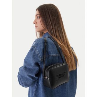 Tommy Jeans Handtasche Tommy Jeans Tjw Must Camera Bag AW0AW18451 Schwarz