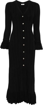 Sandro Robe Midikleid - Schwarz