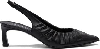 Halmanera Hohe Schuhe - Black Heeled Pumps With Pointed Toe - Gr. 38,5 (EU) - in Schwarz - f&uuml;r Damen