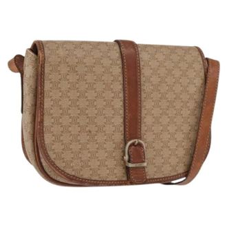 Celine Sac bandouli&egrave;re vintage en plastique Pre-owned - Femme - Pre-owned - Beige - Taille: ONE Size
