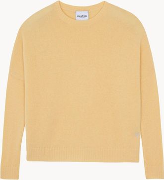 Kujten Pull cachemire col rond oversize femme - Pull Amelie