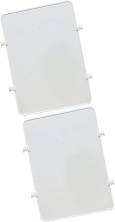 FOMIYES ifundom S&eacute;parateurs pour Paquet de Plage en Plastique Rigide 2 Pi&egrave;ces Plateau &Eacute;tanche pour Organiser Articles Humides et Secs, Accessoires Plage Femme