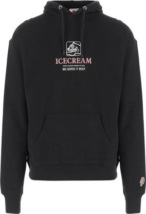 Icecream Icecream, Homme, Sweatshirts et sweats &agrave; capuche, Noir, Taille: M Serve It Best Sweat &agrave; capuche