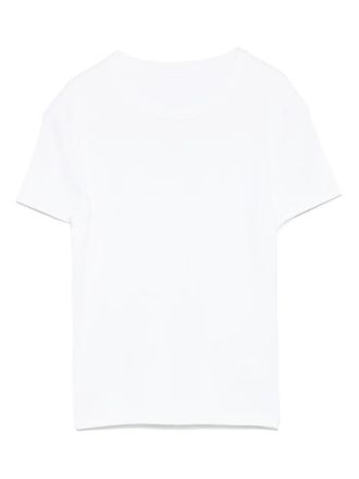 Maje t-shirt à logo brodé - Blanc