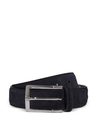 Scarosso ceinture réversible en daim - Bleu