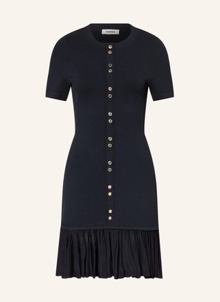 Sandro Sandro Strickkleid Mit R&uuml;schen blau