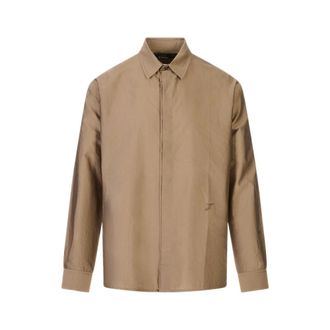 Jacquemus Homme, Chemises, Beige, Taille: XL Chemise Simon Manches Longues