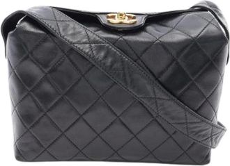 Chanel Pre-owned Sac bandouli&egrave;re vintage - Femme - Pre-owned - Noir - Taille: ONE Size