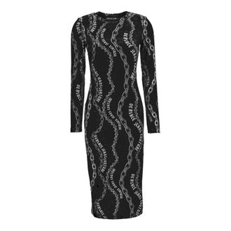 Versace Jeans Couture Kleider Schwarz - - Dresses - Damen - Schwarzk - 2XS