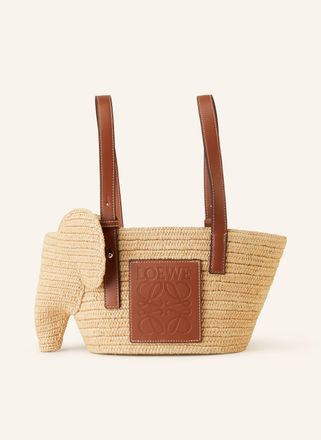 Loewe Shopper Elephant Basket beige