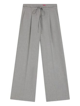 HUGO BOSS pantalon &agrave; lien de resserrage - Gris