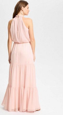 Swing Abendkleid - Abendkleid aus Crinkle Chiffon mit Stufenrock Taillierter Schnitt mit flie&szlig;endem Rockteil