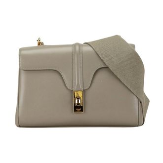 Celine Pre-owned The Teen Smooth Calfskin Soft 16 Crossbody - Femme - Pre-owned - Gris - Taille: ONE Size