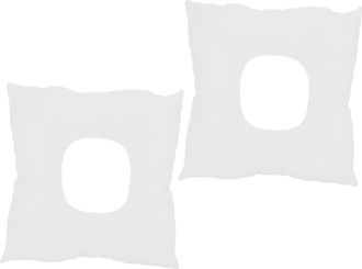 TOPBATHY 2 St&uuml;ck Kopfst&uuml;tzkissen f&uuml;r Spa und Massage Weiches Atmungsaktives Gesichts Nackenpolster Rutschfestes Massagekissen f&uuml;r Massagebett und Sch&ouml;nheitsstu