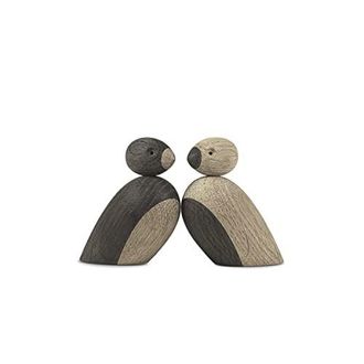 Kay Bojesen Spatzenp&auml;rchen klein Figuren 5.5 cm Holzfiguren, Holz