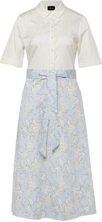 s.Oliver Midikleid Kleid Hemdblusenkleid aus Popeline