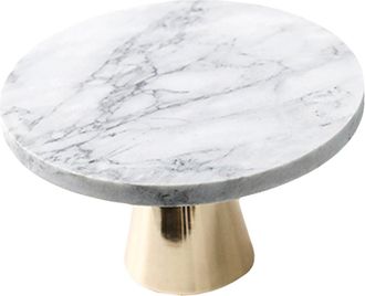 Lurrose Runde Marmor Tortenplatte 20cm Cupcake Pr&auml;sentationsst&auml;nder Dessert und Kuchenst&auml;nder f&uuml;r Hochzeit Geburtstag und Party