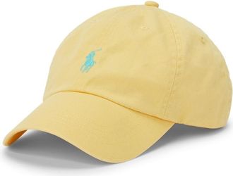 Ralph Lauren Cap aus Baumwoll-Twill mit Pony-Stickerei in