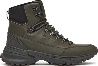 Calvin Klein Schn&uuml;rschuhe Calvin Klein Hike Runner Mid Laceup Lth HM0HM02323 Gr&uuml;n