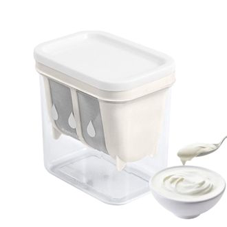 Generic Multisieb für Joghurt, robuste Joghurtmaschine, vielseitige Lebensmittelsiebe mit wiederverwendbarem feinmaschigem Küchenwerkzeug zum Abseihen